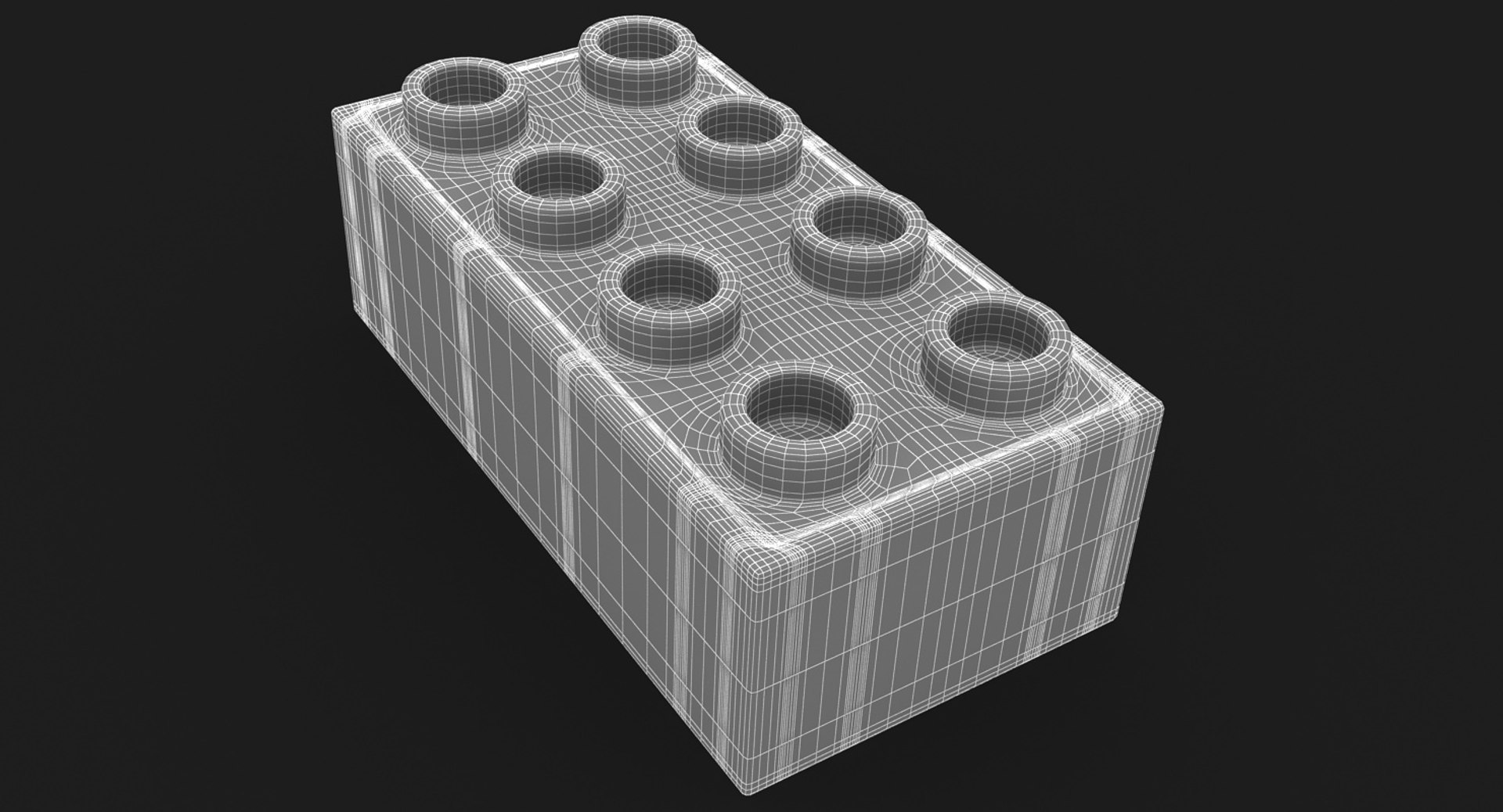 3d Realistic Lego Brick 2