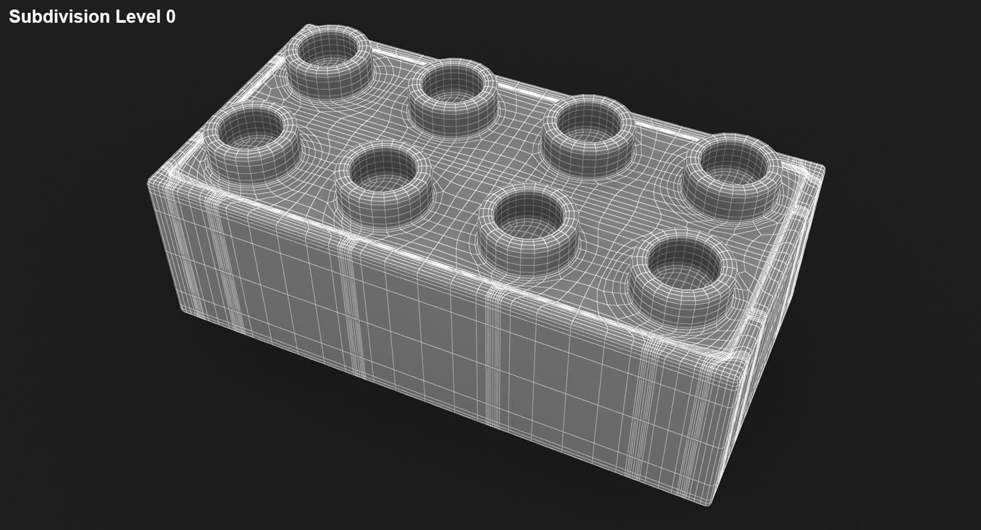 3d Realistic Lego Brick 2