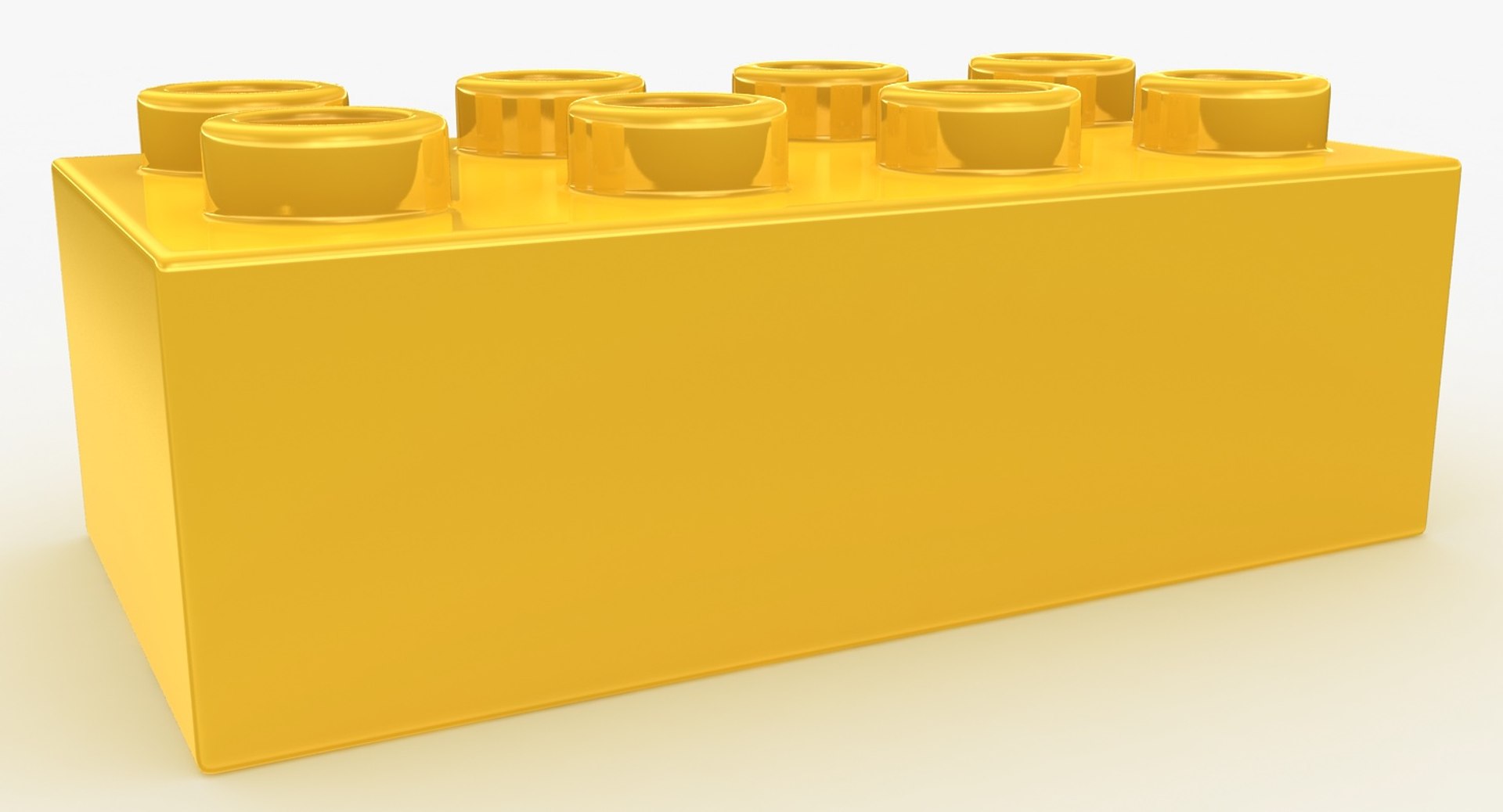 3d Realistic Lego Brick 2