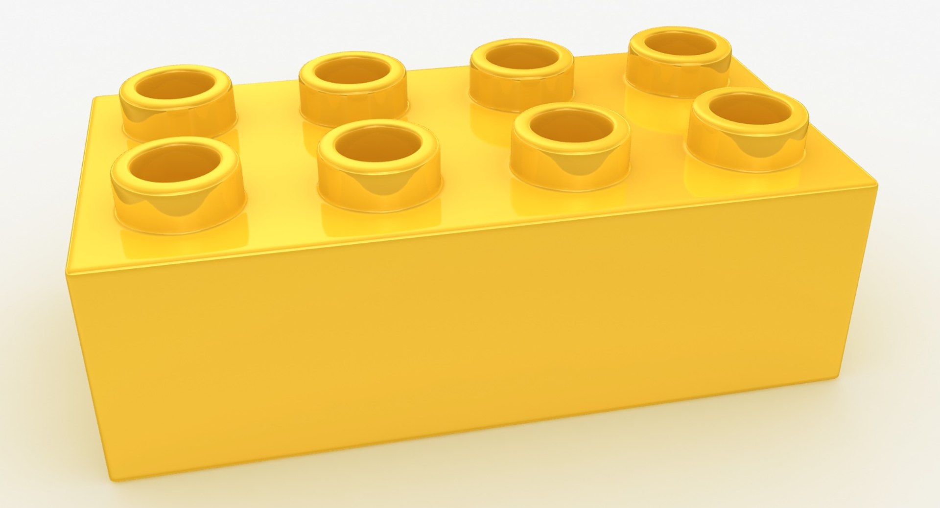 3d Realistic Lego Brick 2