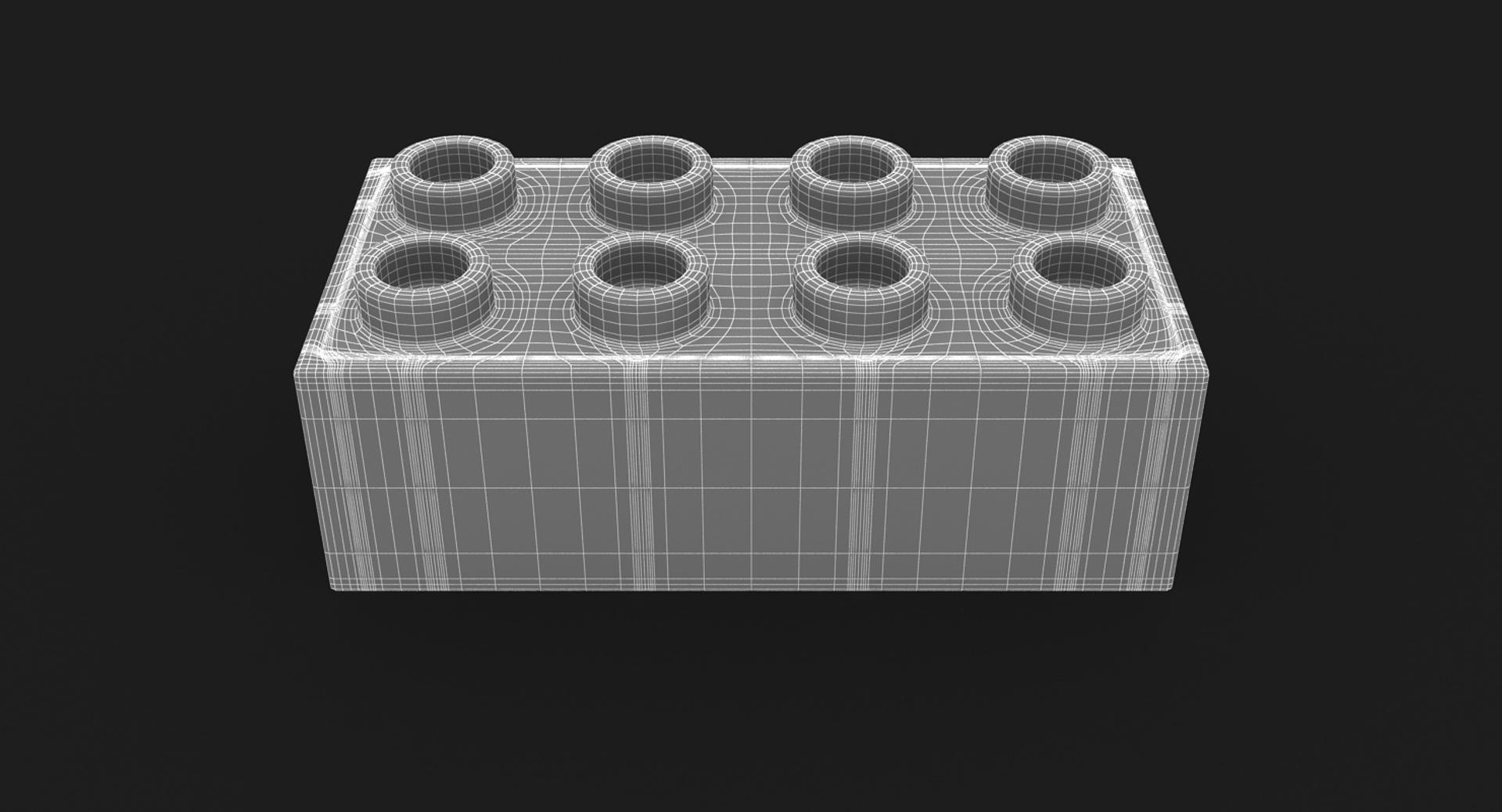 3d Realistic Lego Brick 2