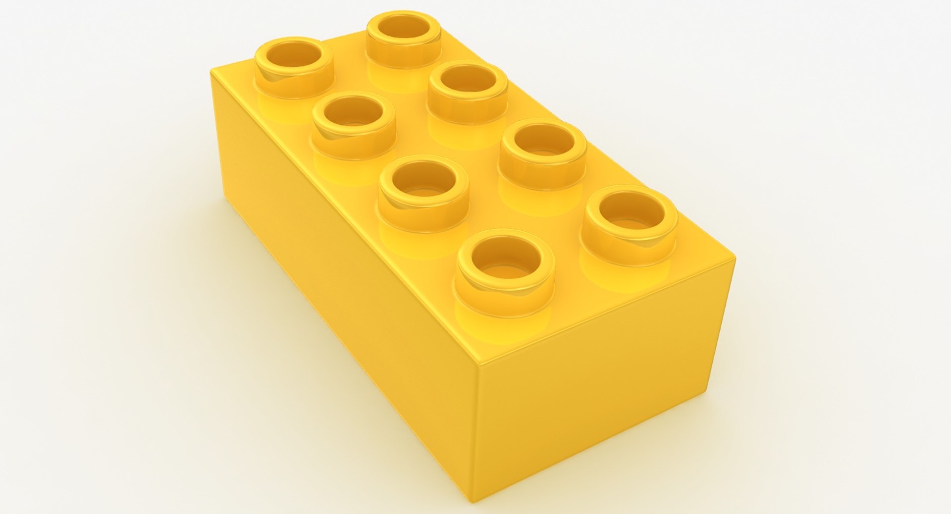 3d Realistic Lego Brick 2