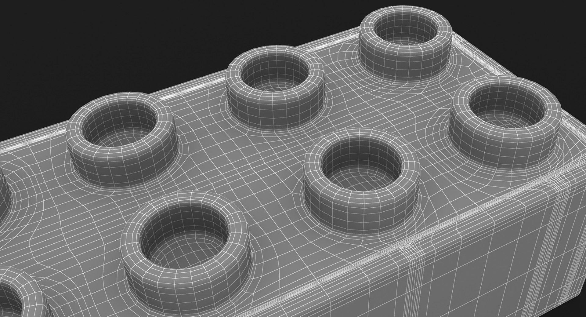 3d Realistic Lego Brick 2