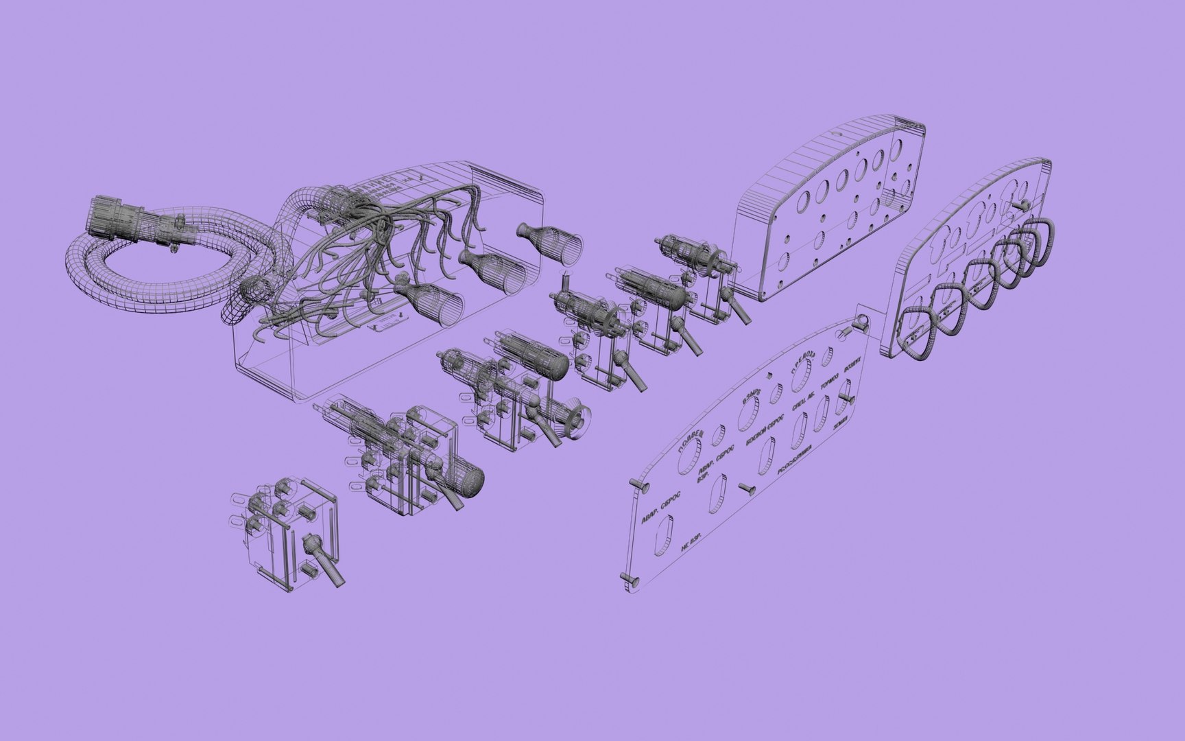 3D Nuclear Bomb Control Console - TurboSquid 1226918