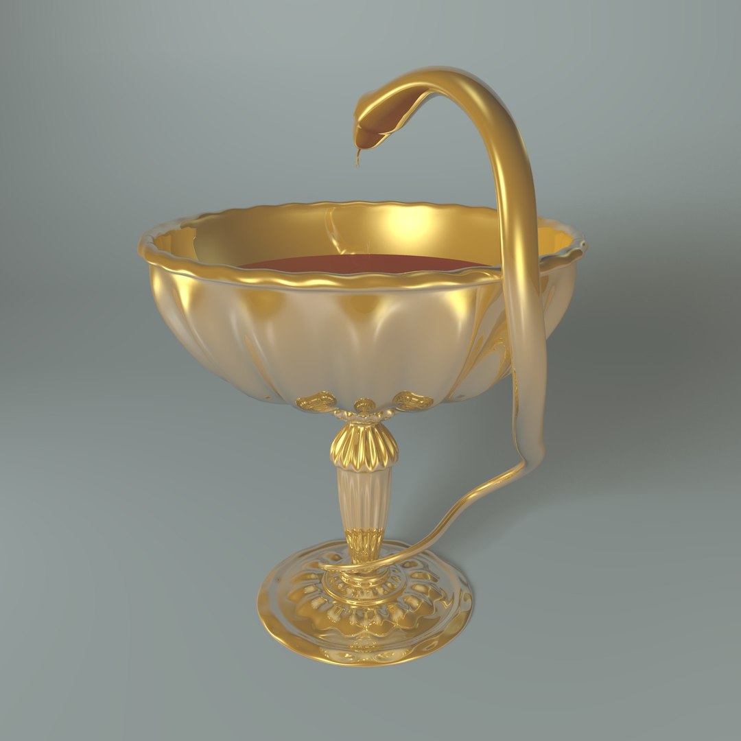 3d model of cup snake