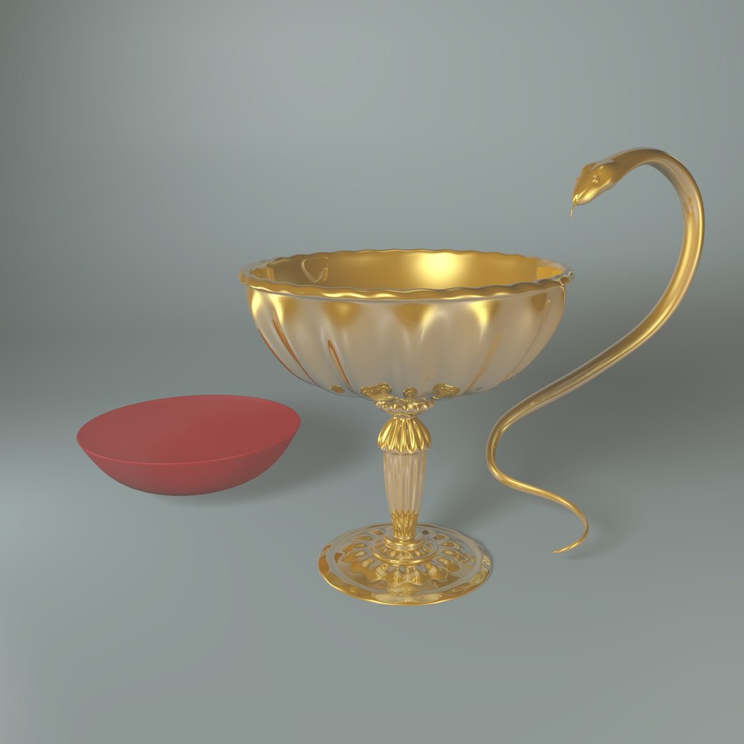 3d model of cup snake