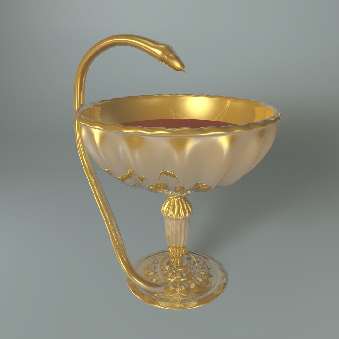 3d model of cup snake