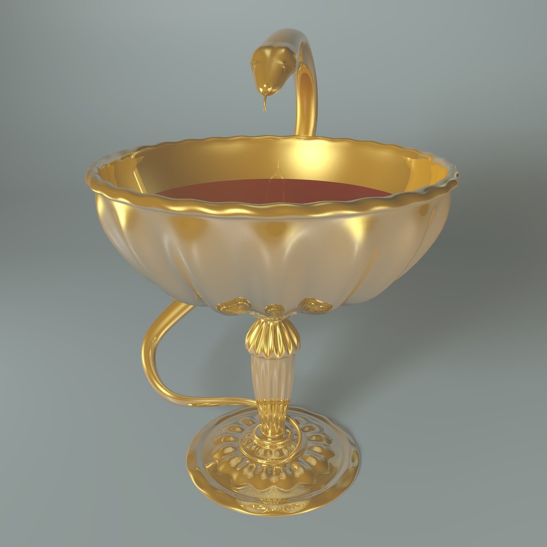 3d model of cup snake