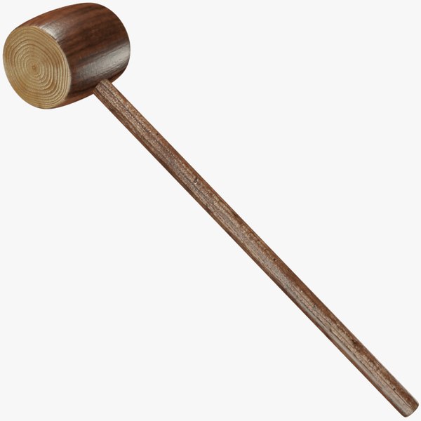 Wooden hammer 3D - TurboSquid 1216345