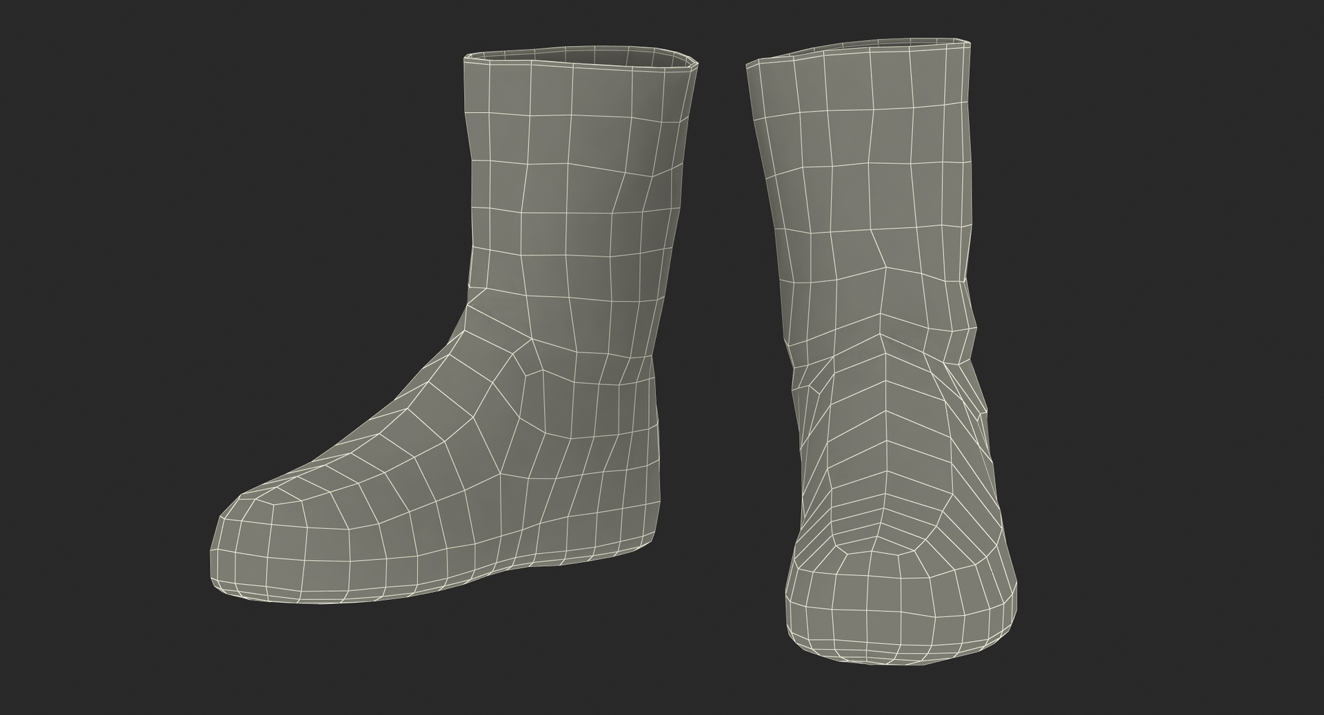 3D Model Rubber Safety Boots - TurboSquid 1402553