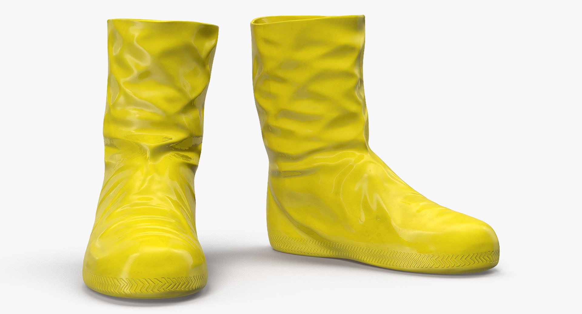 3D Model Rubber Safety Boots - TurboSquid 1402553