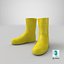 3D Model Rubber Safety Boots - TurboSquid 1402553