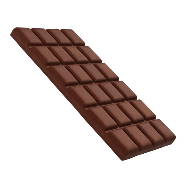 chocolate bar 2 3d model