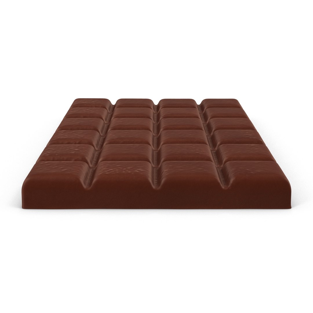 Chocolate Bar 2 3d Model