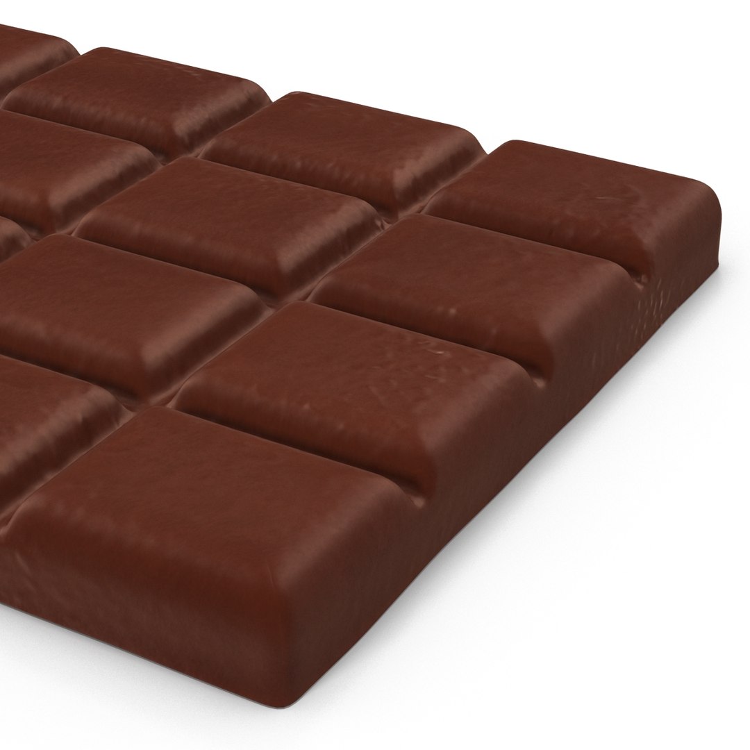Chocolate Bar 2 3d Model