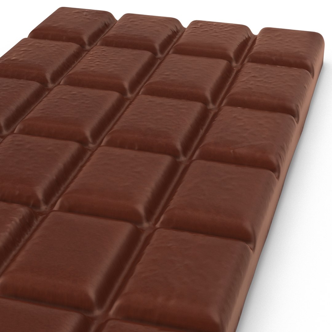 Chocolate Bar 2 3d Model