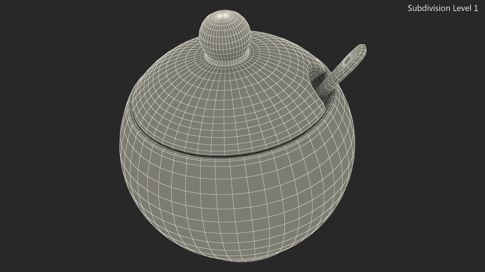 Sugar Bowl Red Model - TurboSquid 1942137