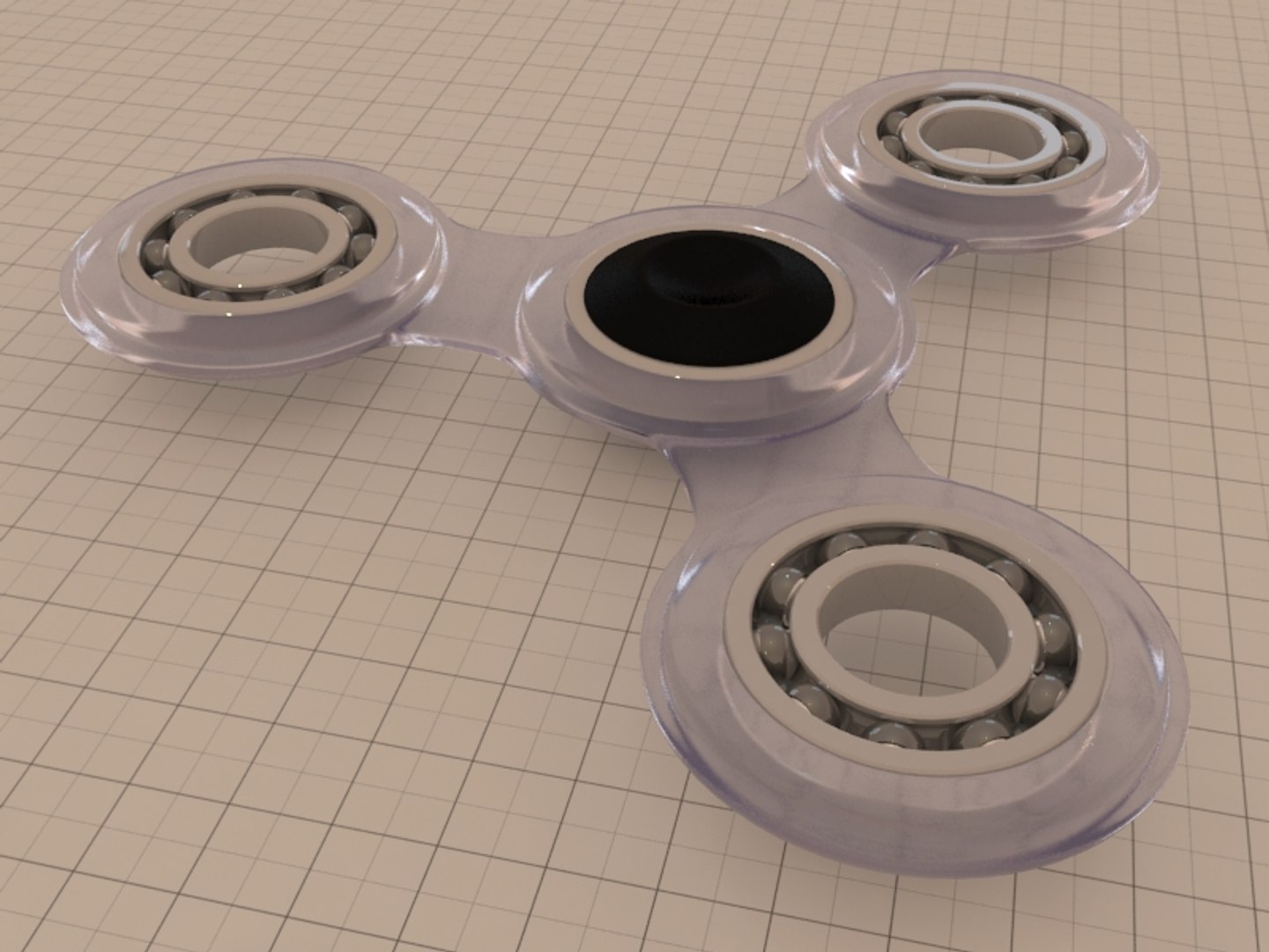 3D Fidget Spinner - TurboSquid 1173227