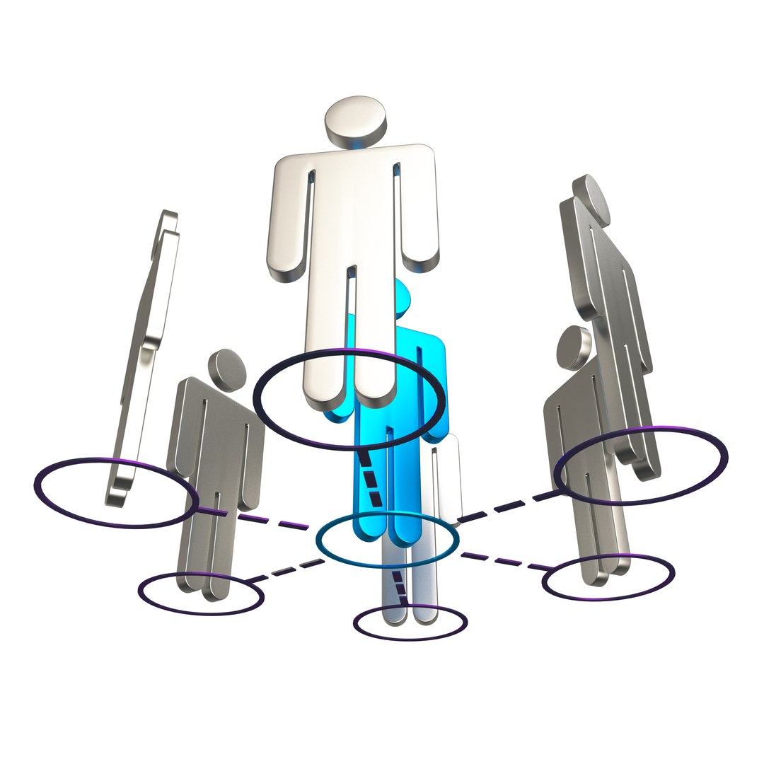 3D Network Connection Symbol - TurboSquid 1850742