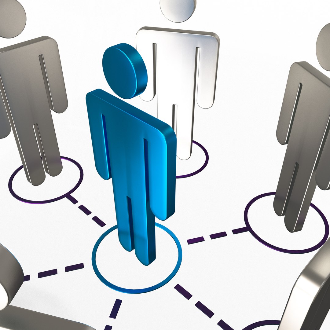 3D Network Connection Symbol - TurboSquid 1850742