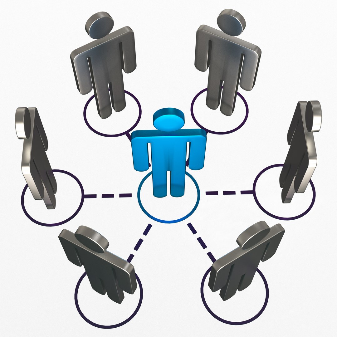 3D Network Connection Symbol - TurboSquid 1850742