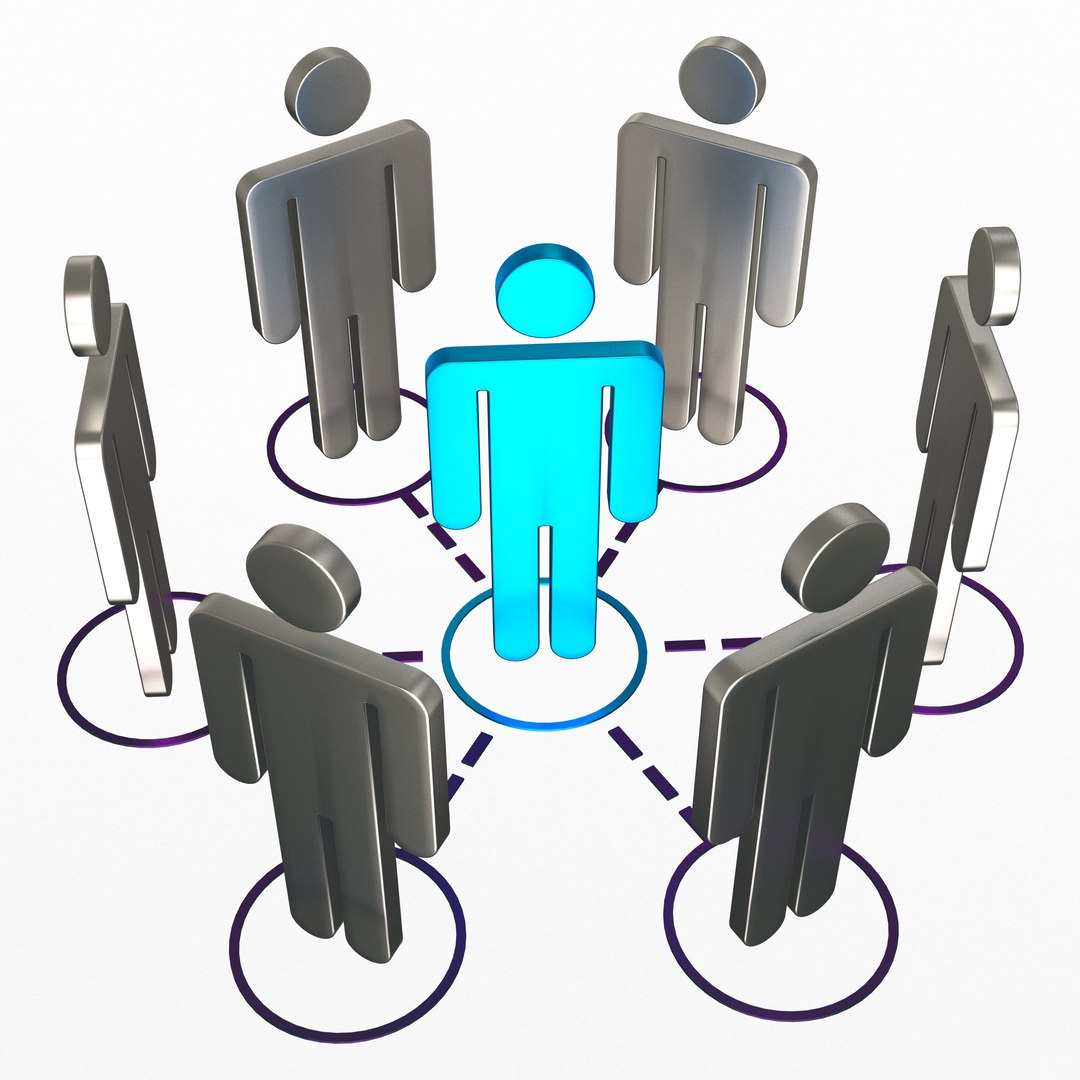 3D Network Connection Symbol - TurboSquid 1850742