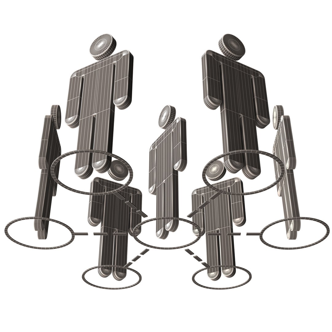 3D Network Connection Symbol - TurboSquid 1850742