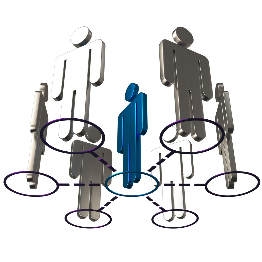 3D Network Connection Symbol - TurboSquid 1850742