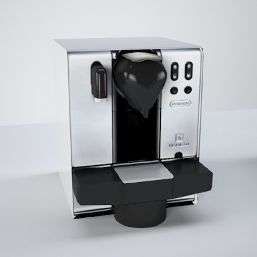 3d Model Of 3 Coffee Machines Nespresso