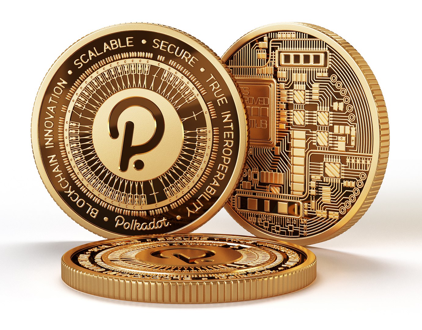3D Set of 12 TOP Crypto Coins - TurboSquid 1853794