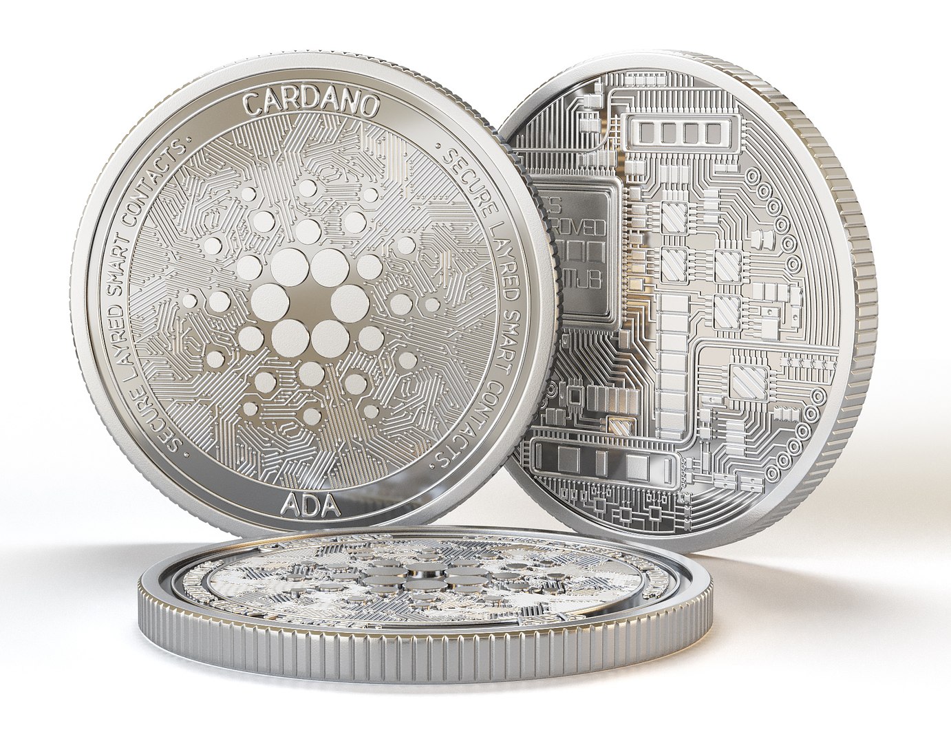 3D Set of 12 TOP Crypto Coins - TurboSquid 1853794