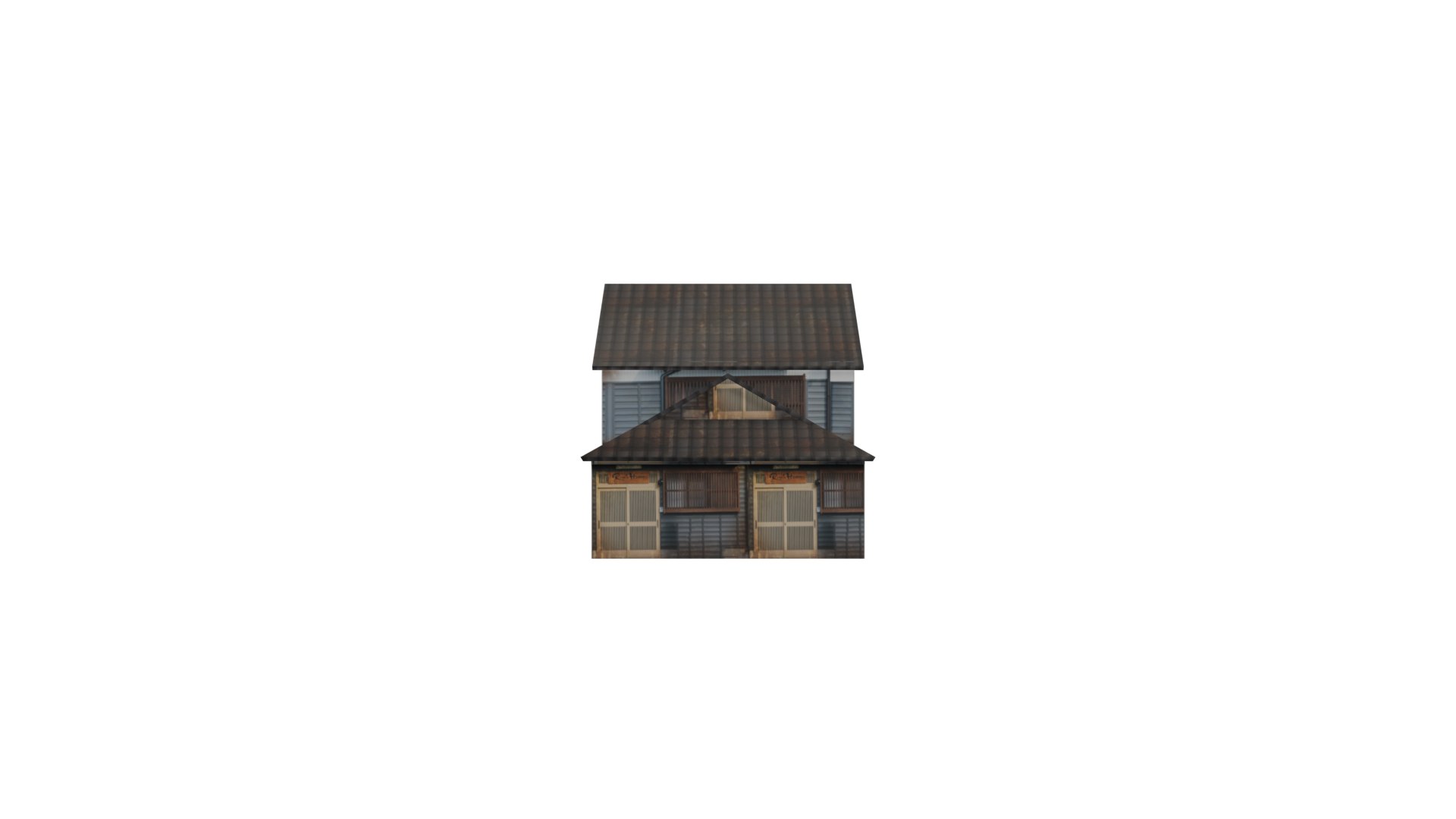 Free FREE Traditional Japanease House 3D Model - TurboSquid 2388433