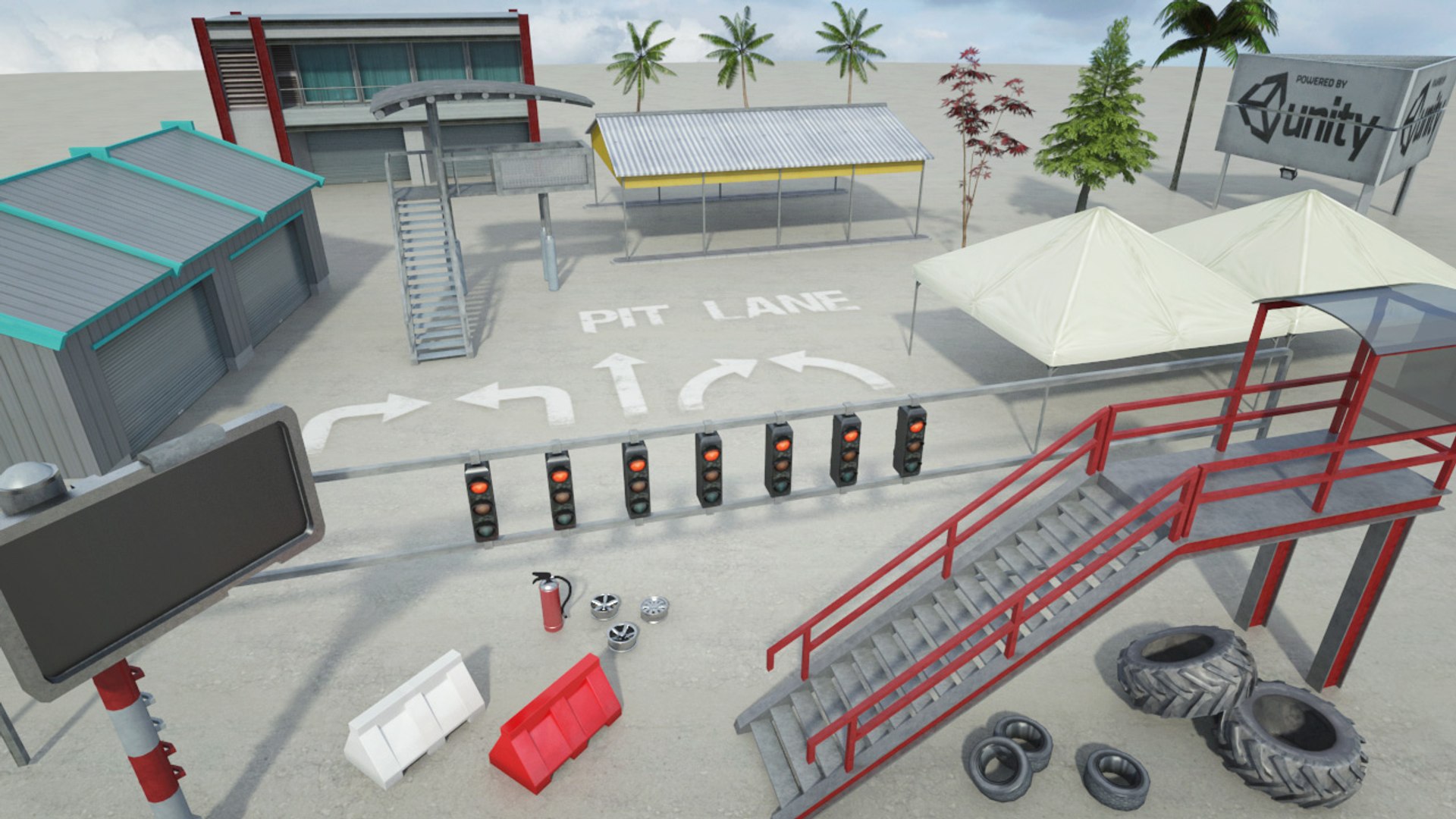 3d Race Track Construction Kit: