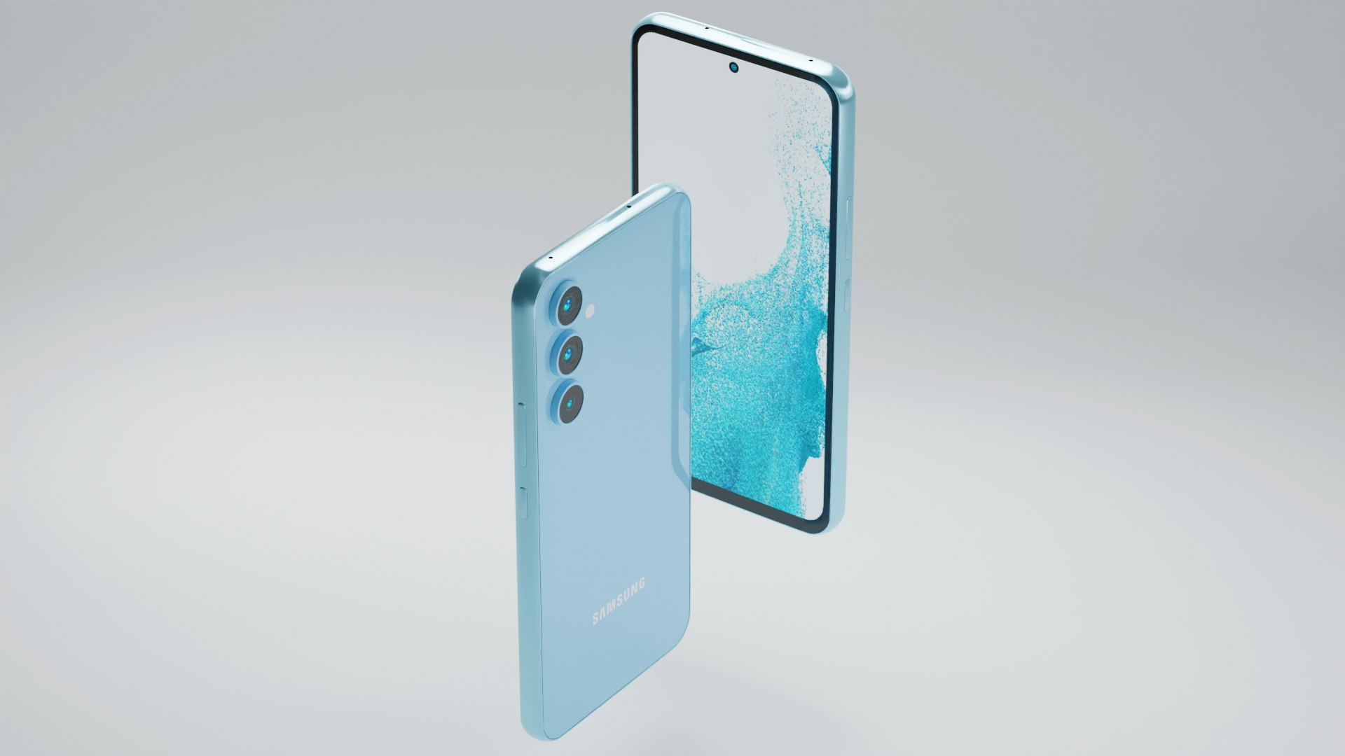 Samsung Galaxy A54 5G Blue 3D Model - TurboSquid 1989702