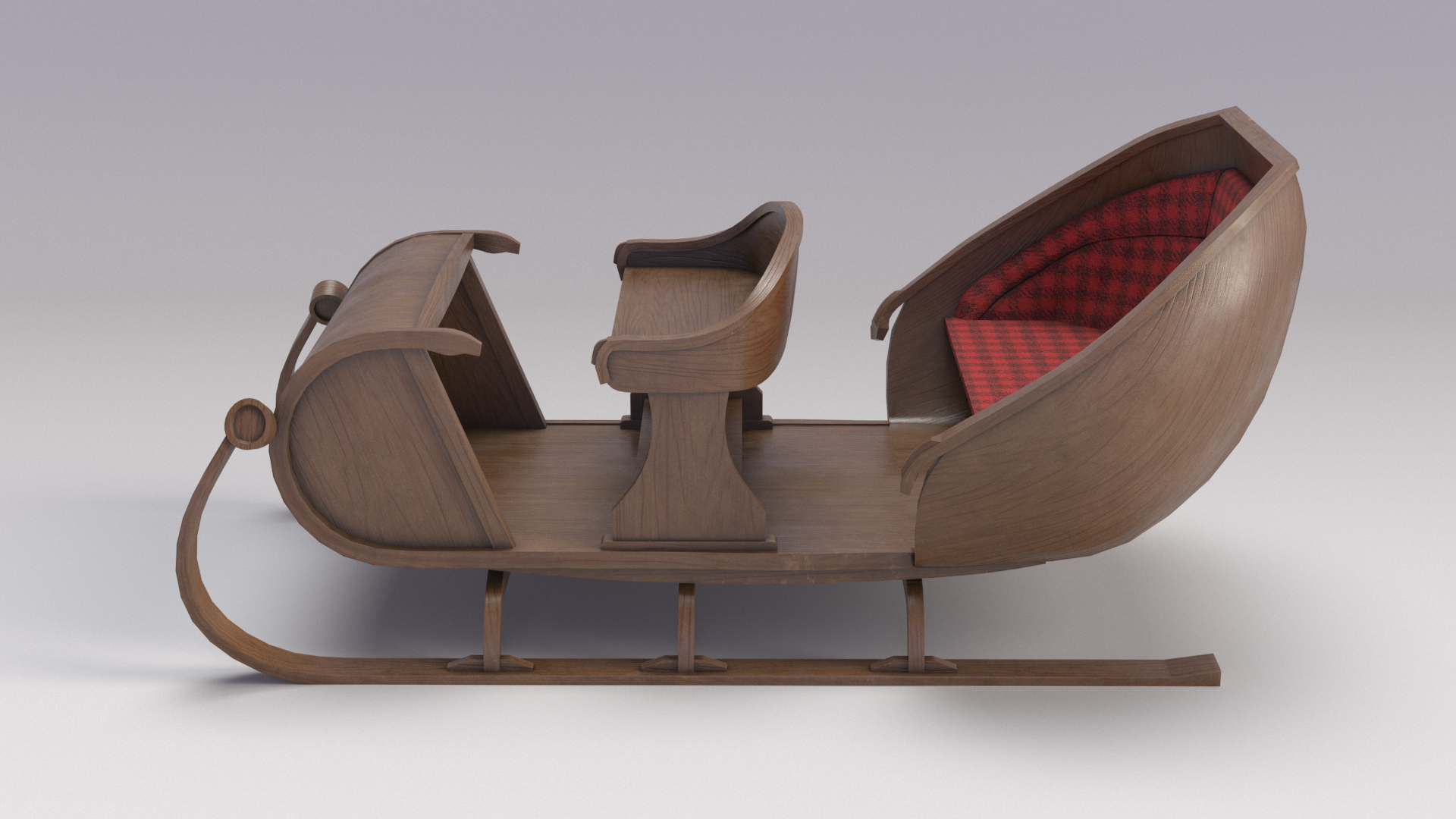 Sleigh Model - TurboSquid 1780256