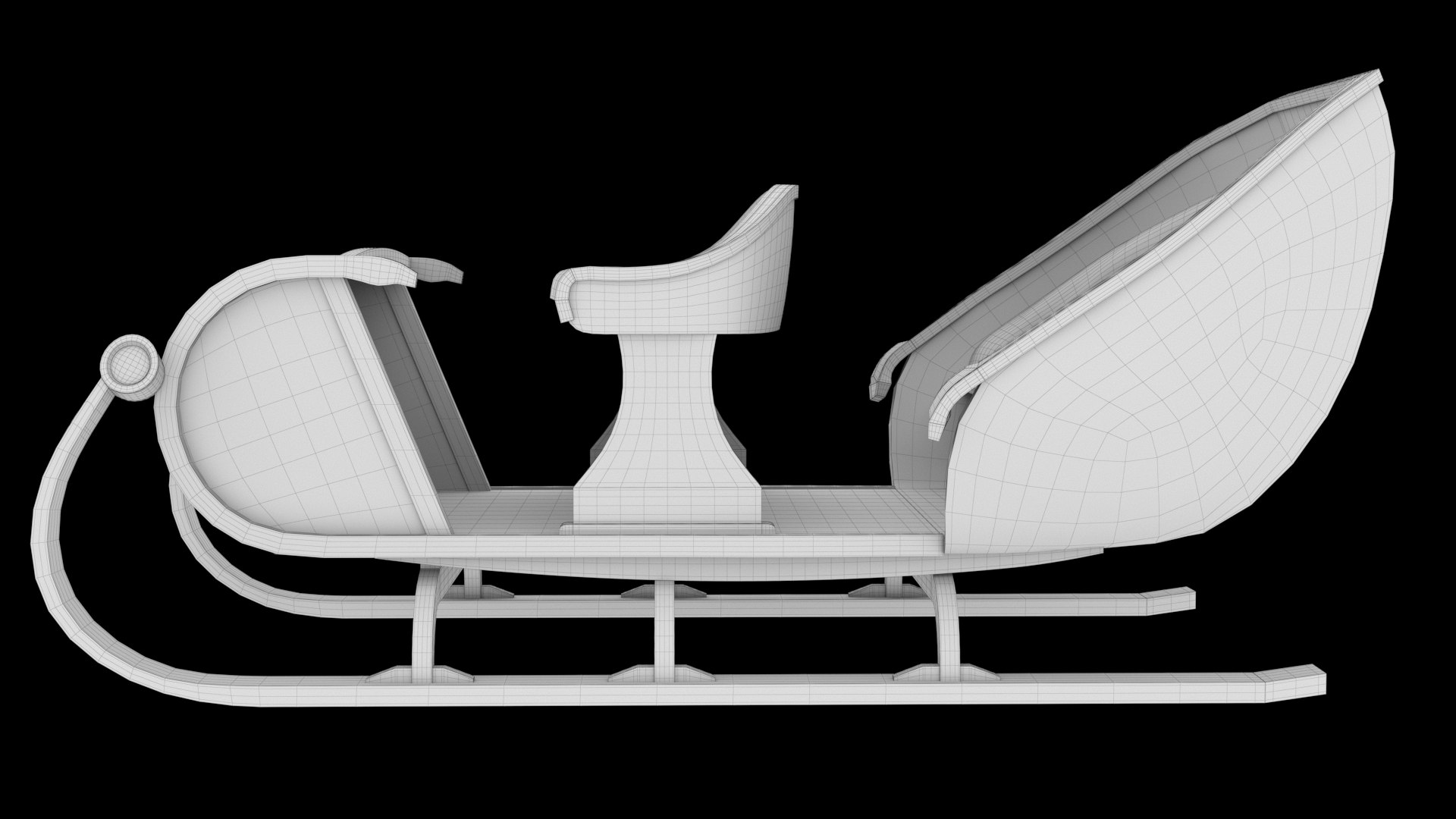 Sleigh Model - TurboSquid 1780256