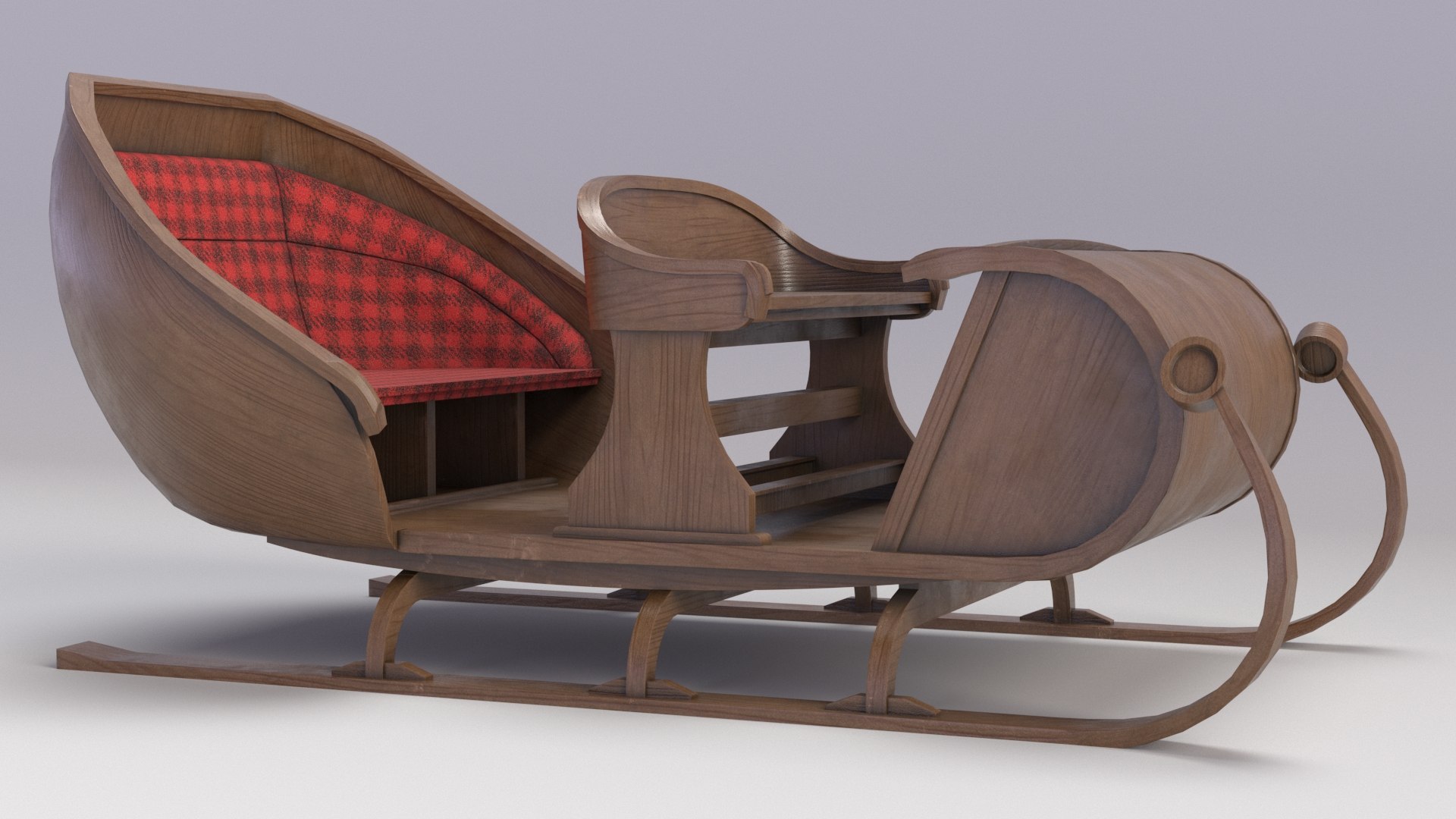 Sleigh Model - TurboSquid 1780256