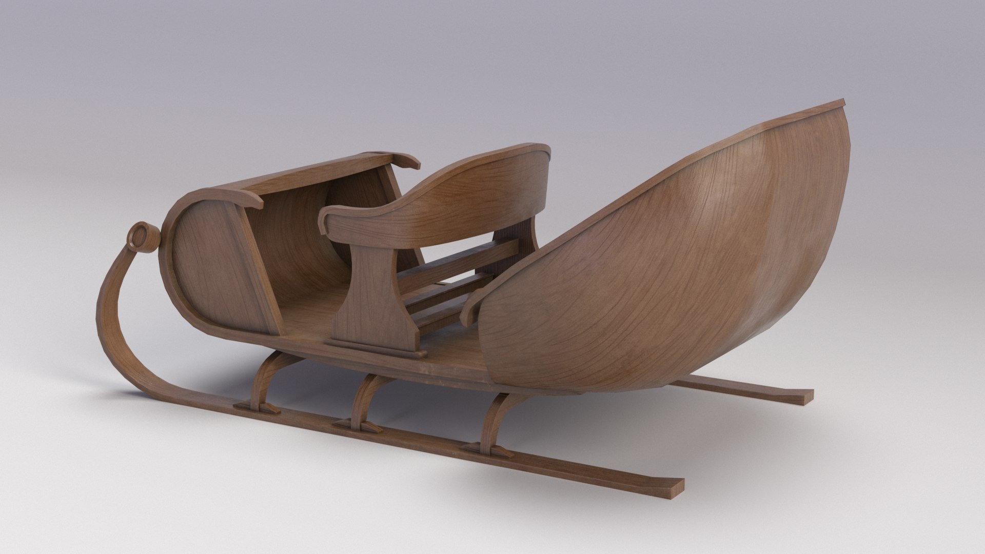 Sleigh Model - TurboSquid 1780256