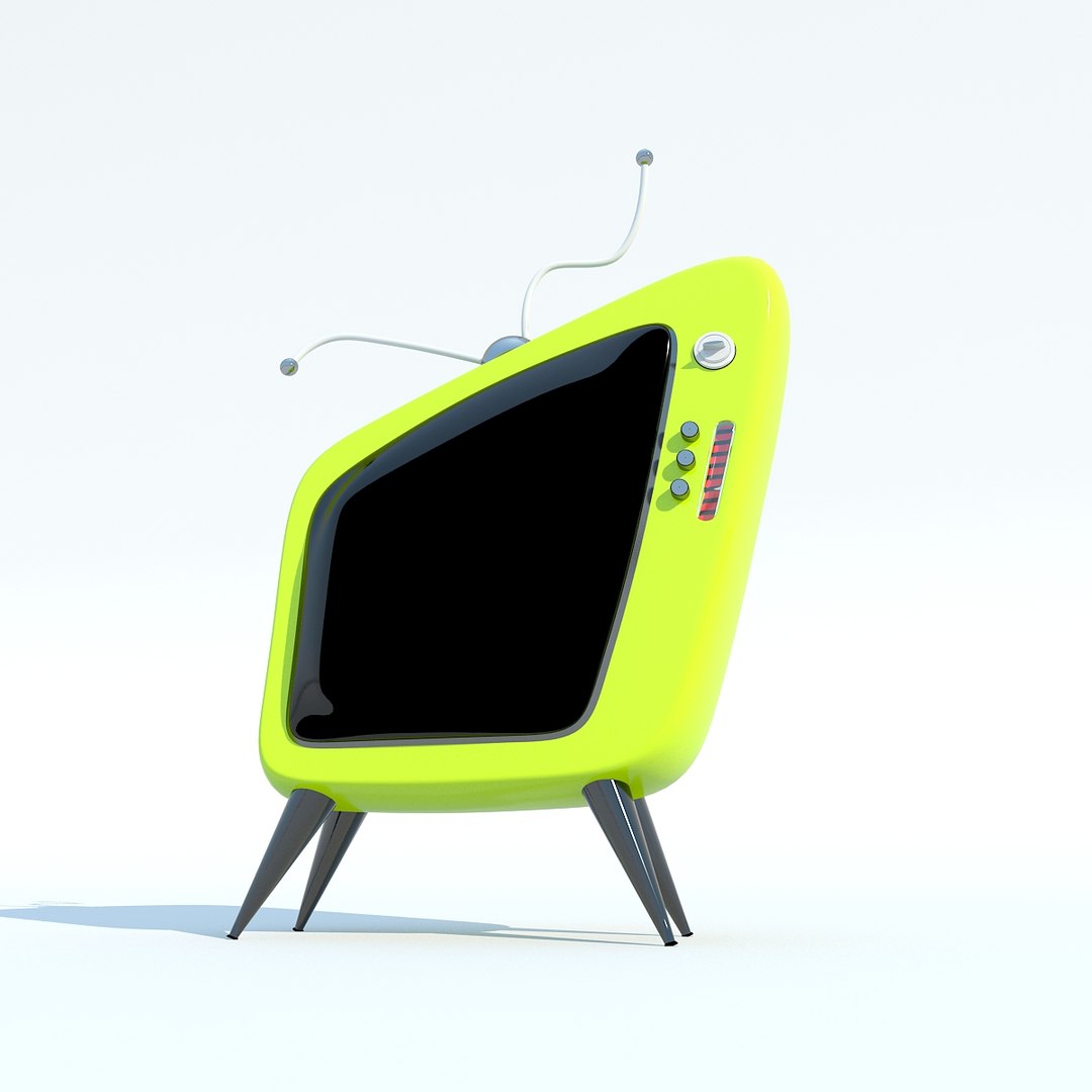 Cartoon Tv 3d Model