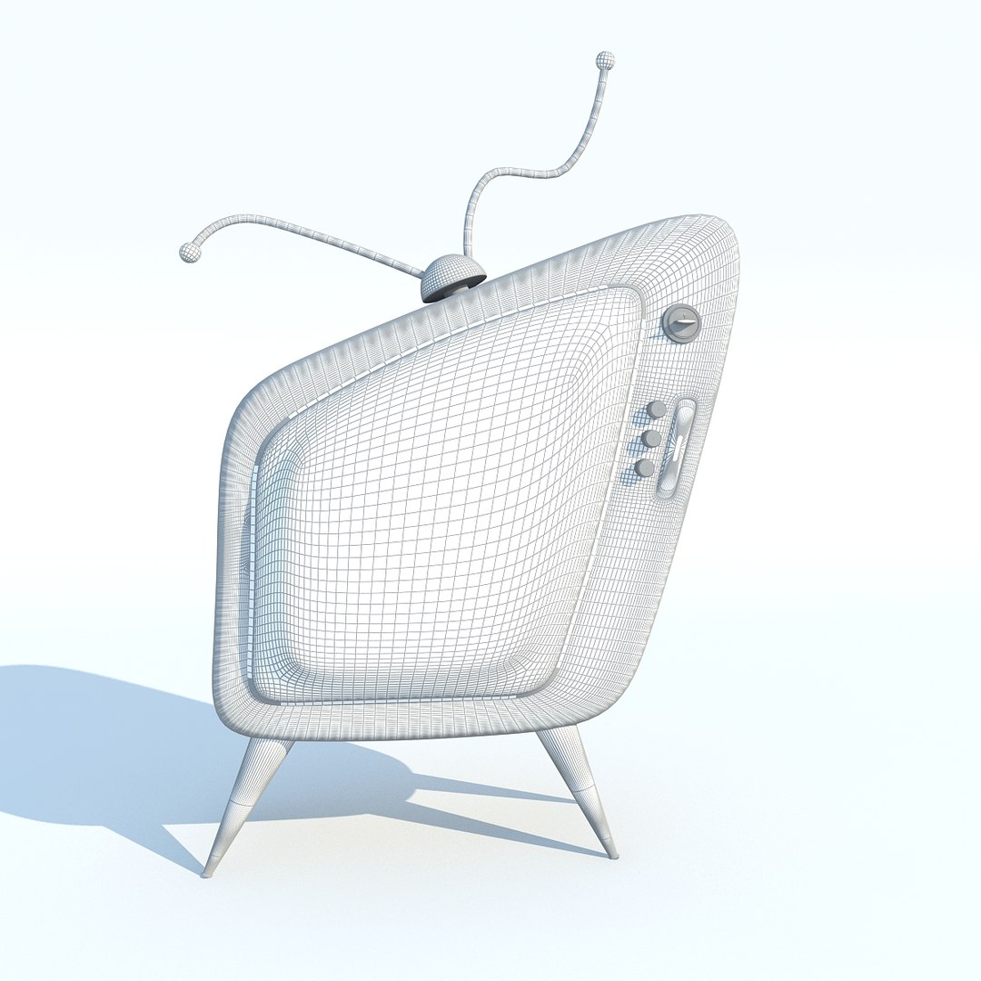 Cartoon Tv 3d Model