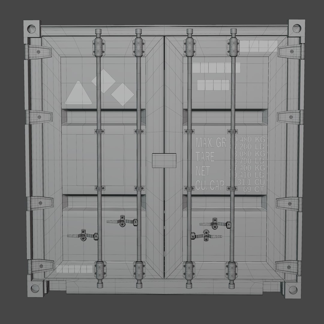 Free Shipping Container 3D Model - TurboSquid 1902191