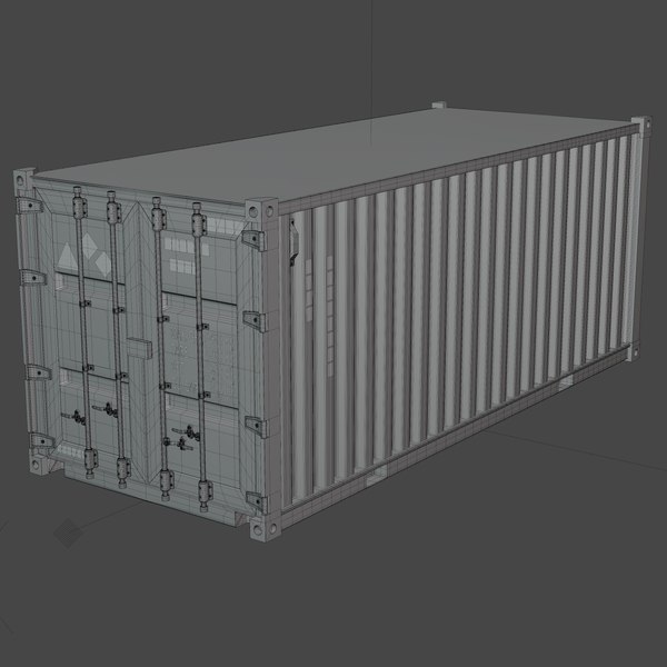 Free Shipping container 3D model - TurboSquid 1902191