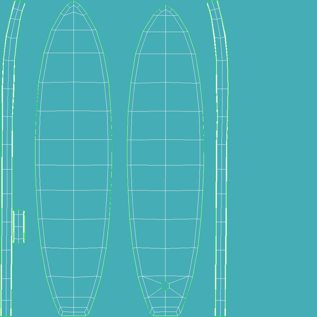 3D Paddle Board - TurboSquid 1929874