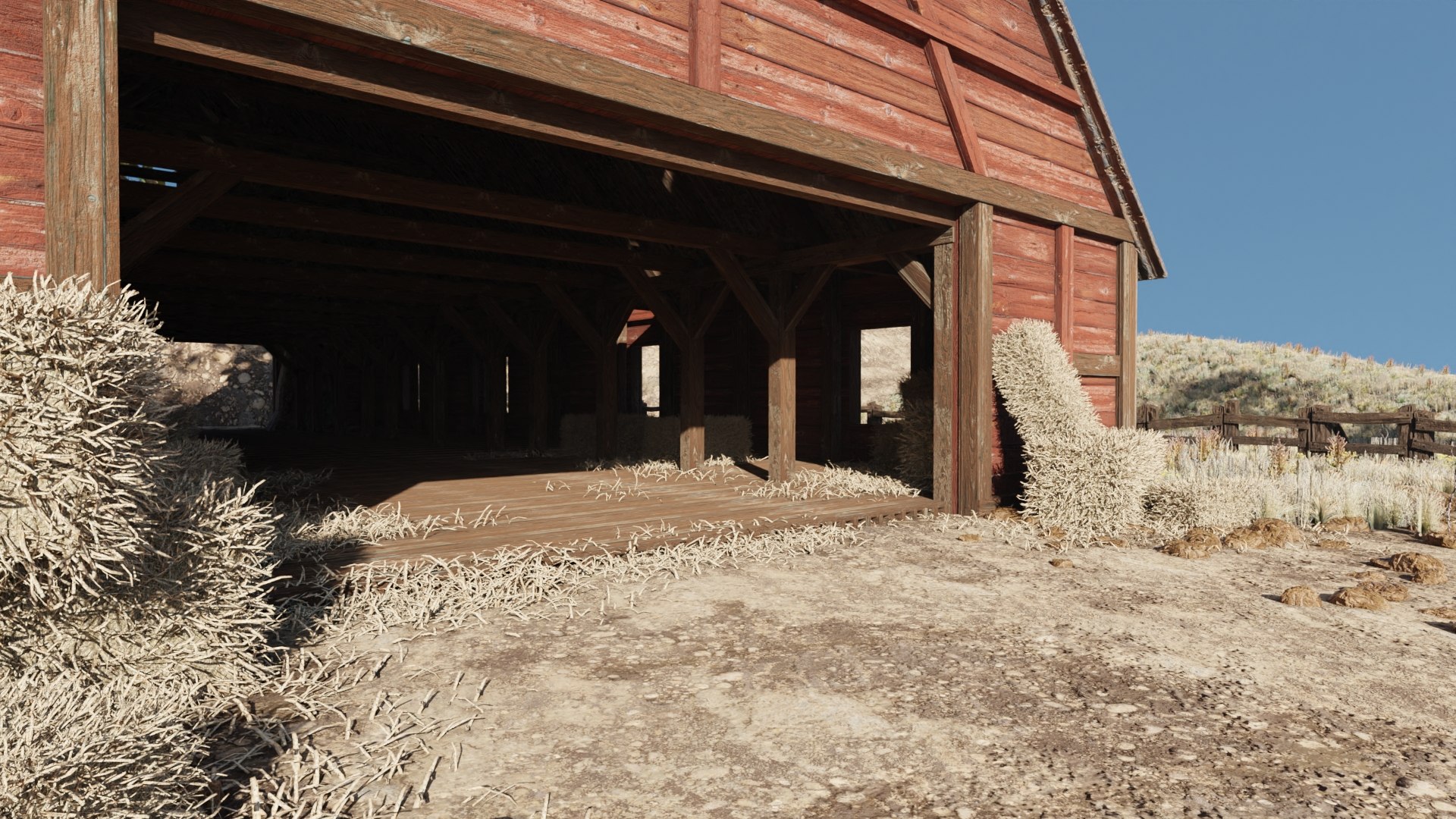 3D Barn Scene - TurboSquid 1742340