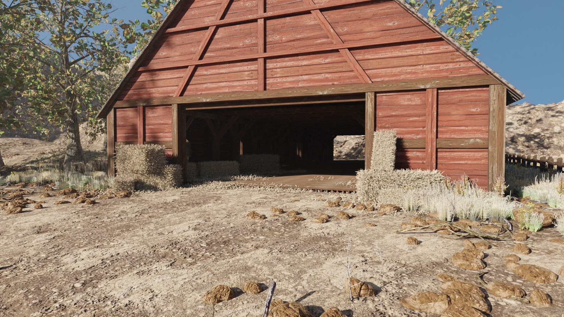 3D Barn Scene - TurboSquid 1742340