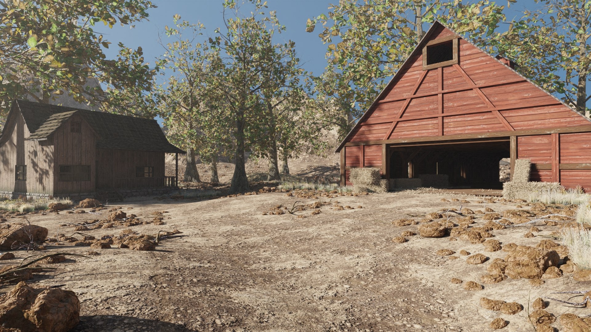 3D Barn Scene - TurboSquid 1742340