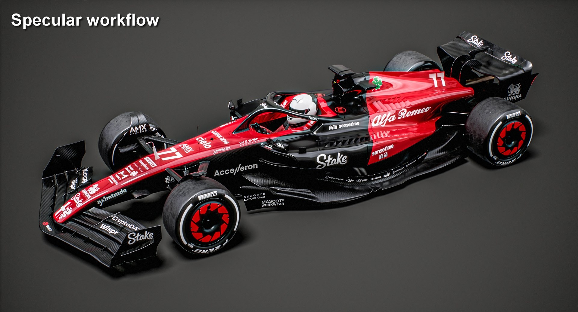Alfa Romeo F1 Team C43 Formula 1 Season 2023 3D - TurboSquid 2027622