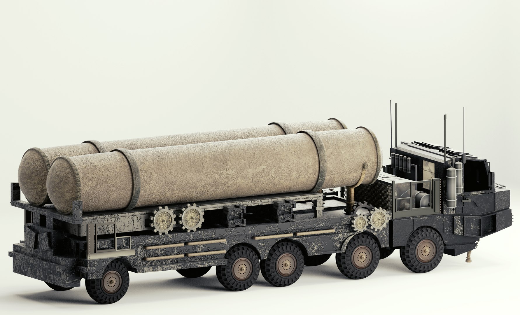Wheeled Missile Launcher 3D - TurboSquid 1174757