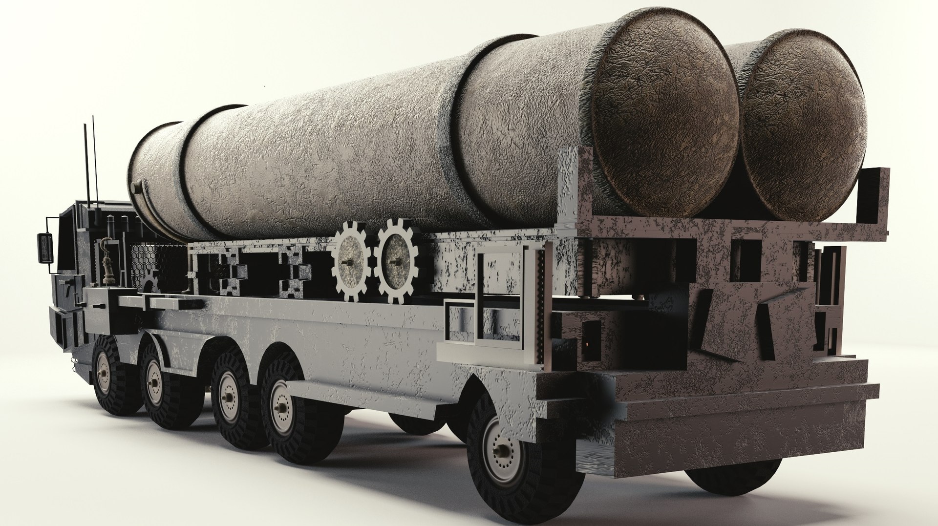 Wheeled Missile Launcher 3D - TurboSquid 1174757