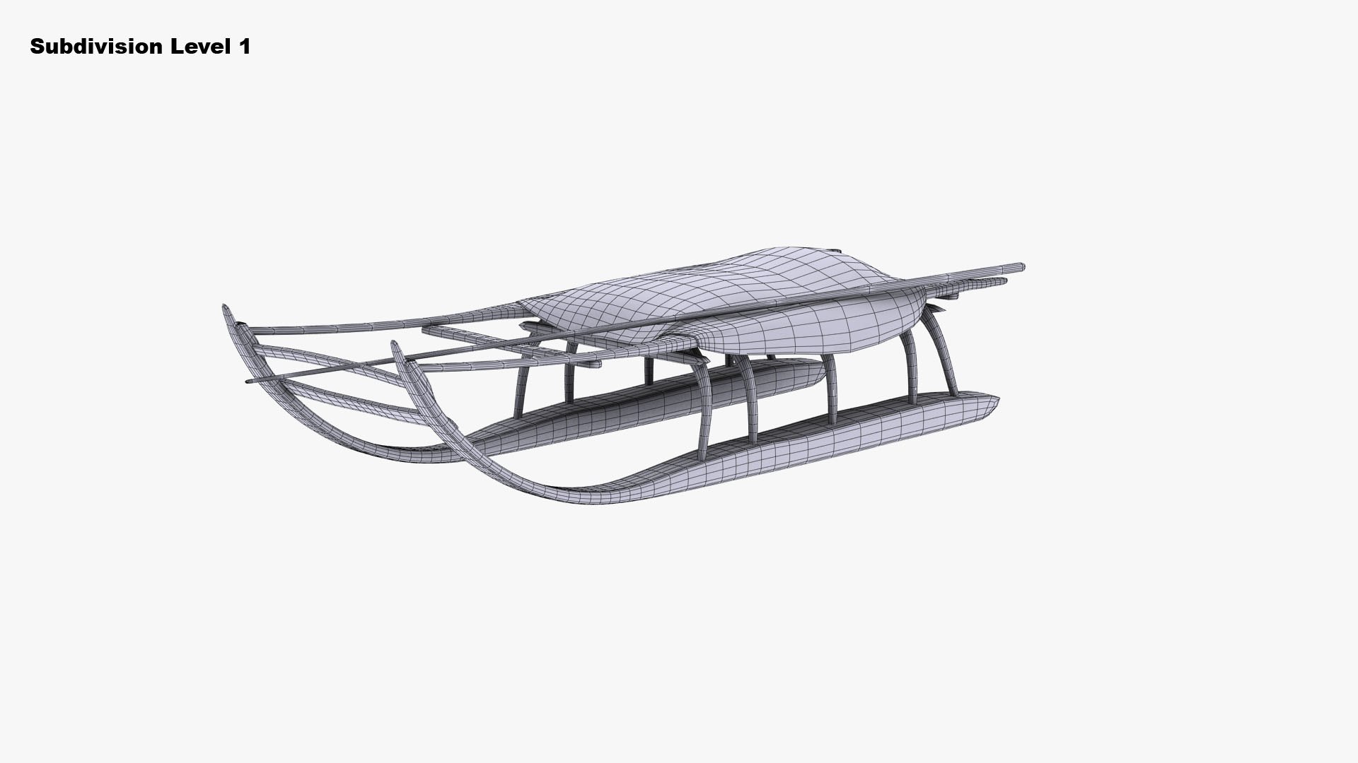 3D Model Sledge Sled - TurboSquid 1635429